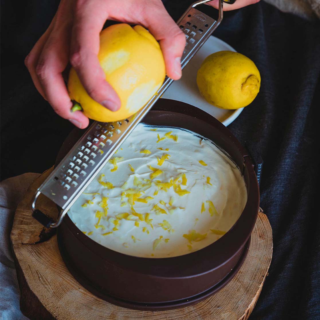 Cheesecake de limón sin horno